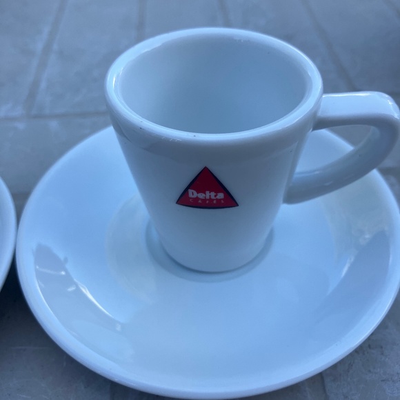 Kitchen | Delta Espresso Cups And Saucers Set Of 2 | Poshmark